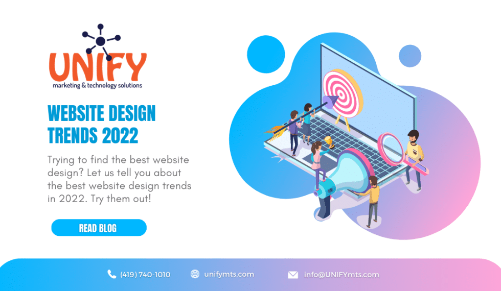 Website Design Trends 2022 - Unify Marketing & Technology Solutions